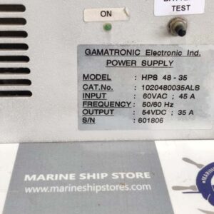 GAMATRONIC ELECTRONIC HPS48-35 POWER SUPPLY - Marine Ship Store