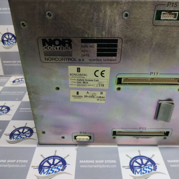 KONGSBERG NORCONTROL AUTOMATION SSU8810 SAFETY SYSTEM UNIT - Marine ...