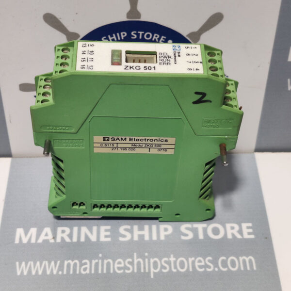 SAM ELECTRONICS ZKG501 PROTECTION RELAY - Marine Ship Store