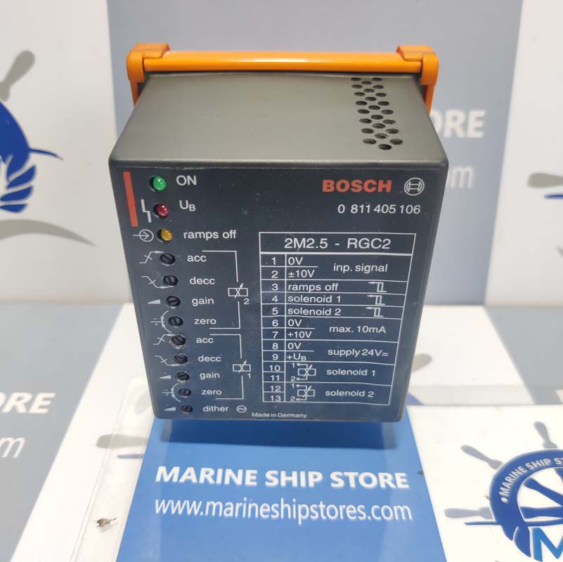 BOSCH 0811 405 106 PROPORTIONAL AMPLIFIER MODULE - Marine Ship Store