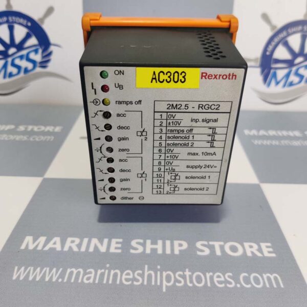 REXROTH VT-MSPA 2-525-10VO AMPLIFIER CARD - Marine Ship Store