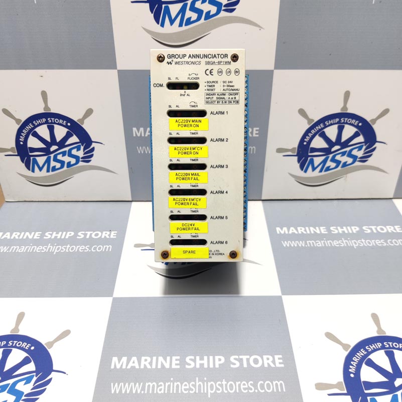 WESTRONICS SBGA-6P1WM GROUP ANNUNCIATOR - Marine Ship Store
