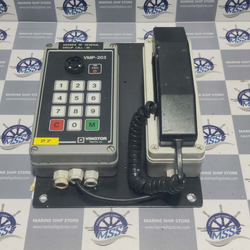 ZENITEL NORWAY VINGTOR VMP-203 MARINE TELEPHONE - Marine Ship Store