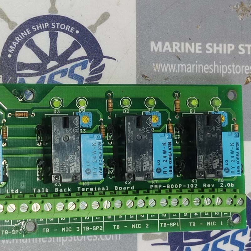 HANSHIN ELECTRONICS PMP-800P-102 REV.2.0b TALK BACK TERMINAL BOARD ...