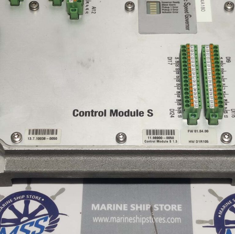 MAN SACOS ONE CONTROL MODULE S1.3-RS422 ELECTRONIC SPEED GOVERNOR ...