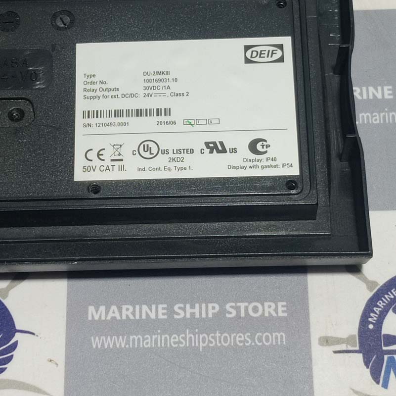 DEIF PPM-3-DG-101003406.10 WITH DISPLAY DG PROTECTION AND POWER ...