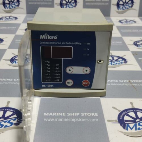 MIKRO MK1000A COMBINED OVERCURRENT AND EARTH-FAULT RELAY - Marine Ship ...