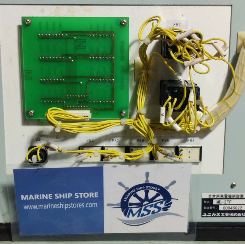 UNICUS INDUSTRY MD-2FF EMERGENCY GENERATOR CONTROL PANEL - Marine Ship ...