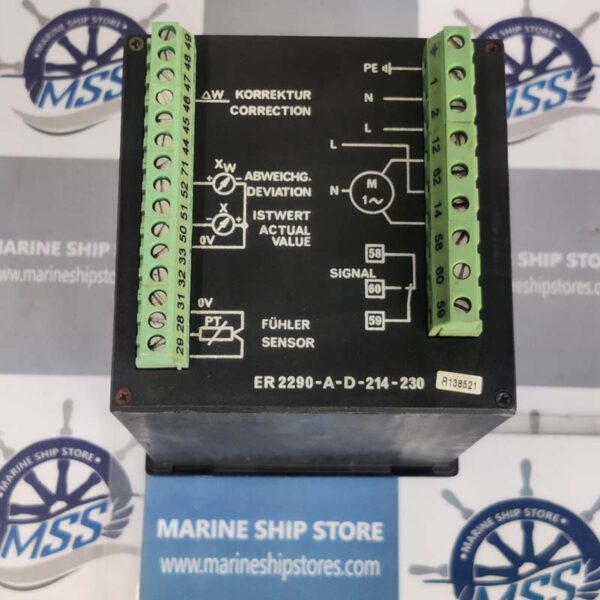 CLORIUS ER2290-A-D-214-230 ELECTRONIC TEMPERATURE CONTROL - Marine Ship ...