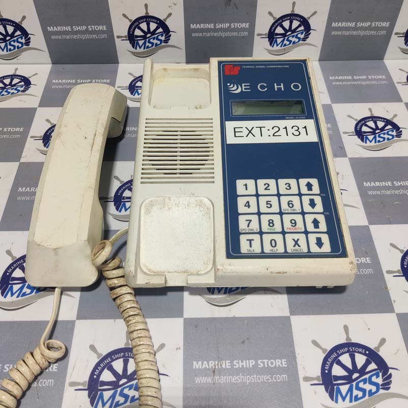 ECHO-FEDERAL SIGNAL CORPORATION E-DSM DESK INTERCOM STATION - Marine ...