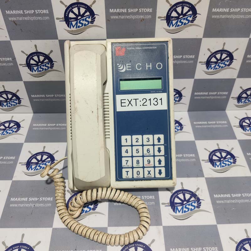 ECHO-FEDERAL SIGNAL CORPORATION E-DSM DESK INTERCOM STATION - Marine ...