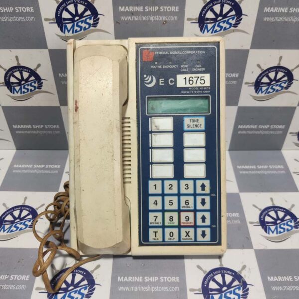 ECHO-FEDERAL SIGNAL CORPORATION E-DSM DESK INTERCOM STATION - Marine ...
