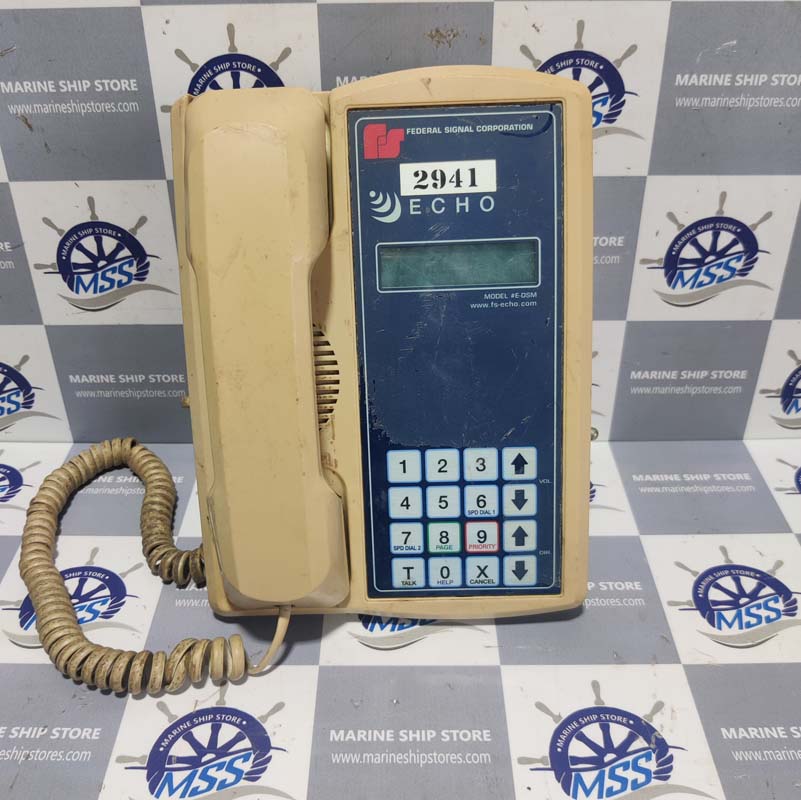 FEDERAL SIGNAL CORPORATION ECHO-E-DSM DESK INTERCOM STATION - Marine ...