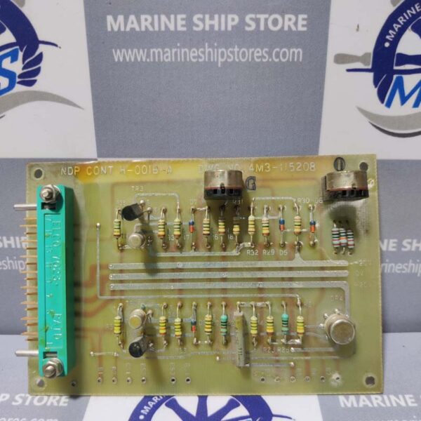 NUNOTANI KEIKI NDP CONT H-001B-A DWG NO-4M3-115208 PCB CARD - Marine ...