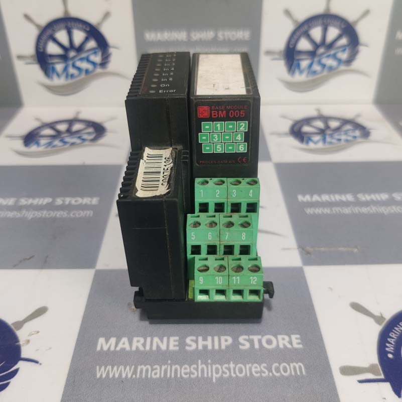 PROCES-DATA PD622 6-IN 6-CHANNEL DIGITAL INPUT MODULE WITH BM005 BASE ...