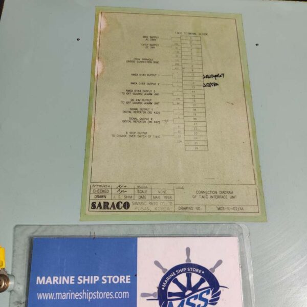 SARACO-SAMYANG TMC INTERFACE UNIT FOR MAGNETIC COMPASS SYSTEM - Marine ...