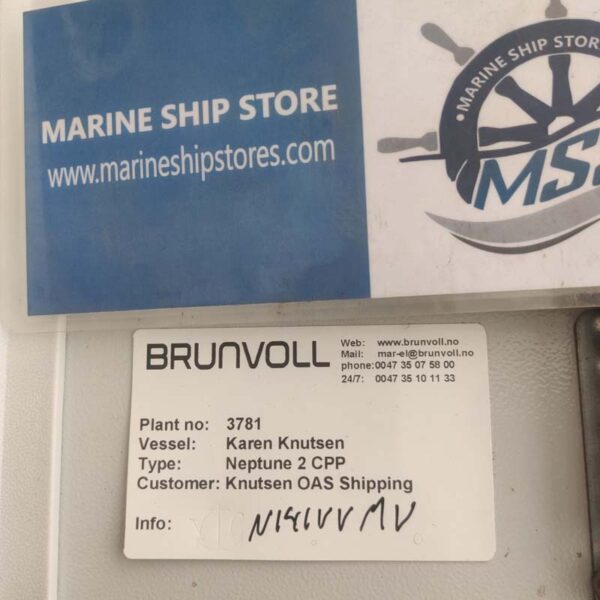 BRUNVOLL NEPTURE II CPP CPU CABINET FOR CONTROLLABLE PITCH PROPULSION ...