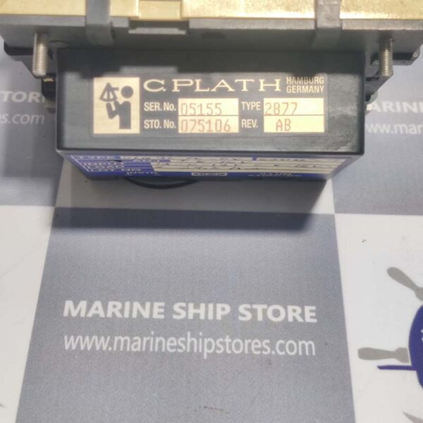 C.PLATH DLQ96-PC-PY RUDDER ANGLE INSTRUMENT GAUGE - Marine Ship Store