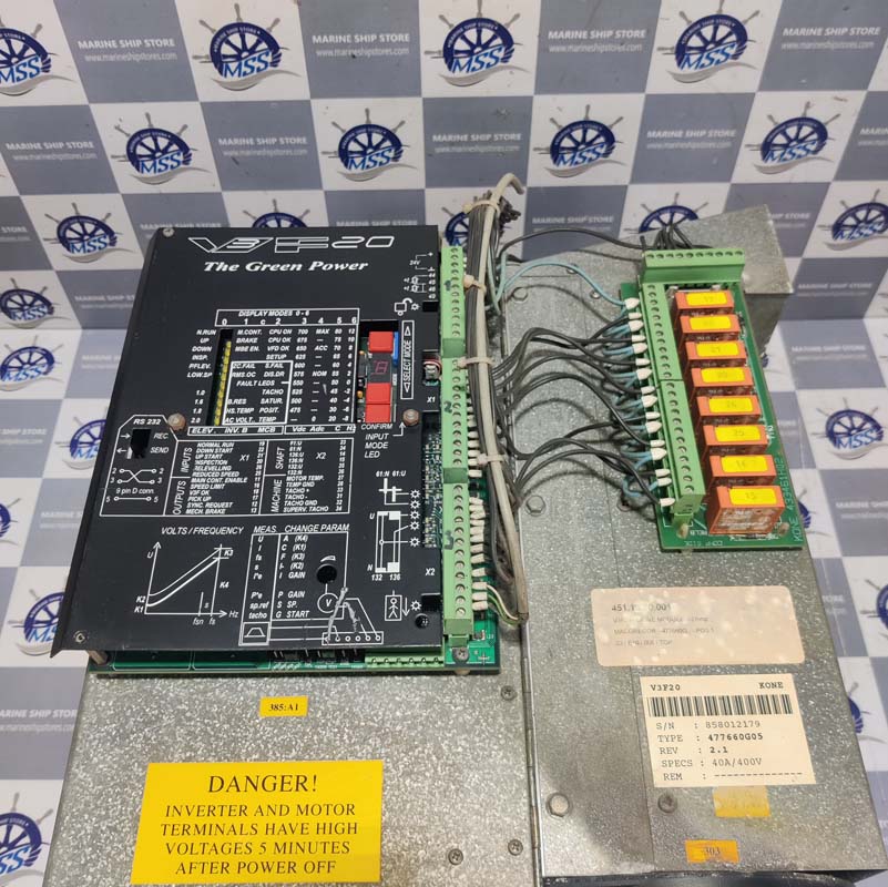 KONE LIFT V3F20 477660G05 GREEN POWER ELEVATOR DRIVE - Marine Ship Store