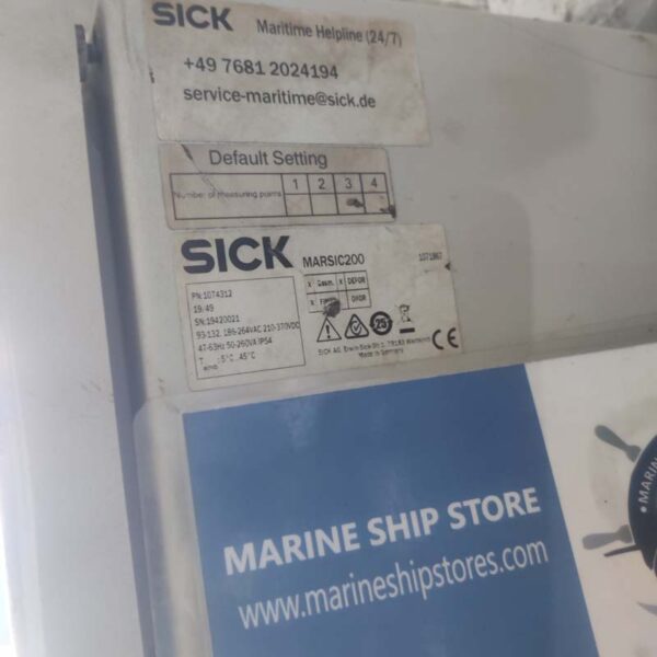 SICK AG MARSIC200 ANALYZER UNIT - Marine Ship Store