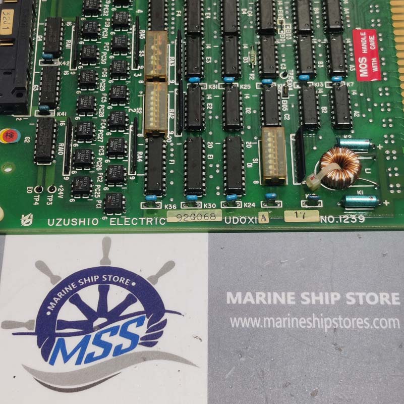 UZUSHIO ELECTRIC UDOX1A-17-1239 PCB CARD - Marine Ship Store