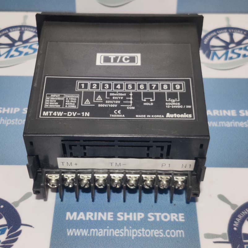 AUTONICS MT4W-DV-1N DIGITAL PANEL METER - Marine Ship Store