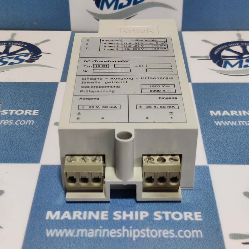 KNICK 15-C1 DC TRANSFORMATOR - Marine Ship Store