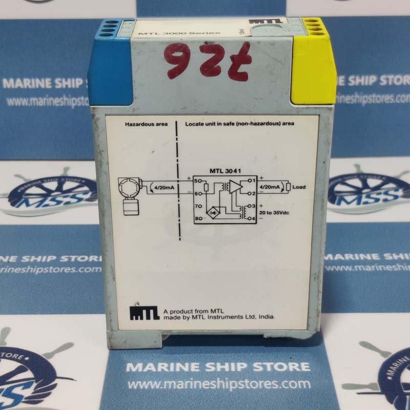 MTL 3041 3000 SERIES REPEATER POWER SUPPLY - Marine Ship Store