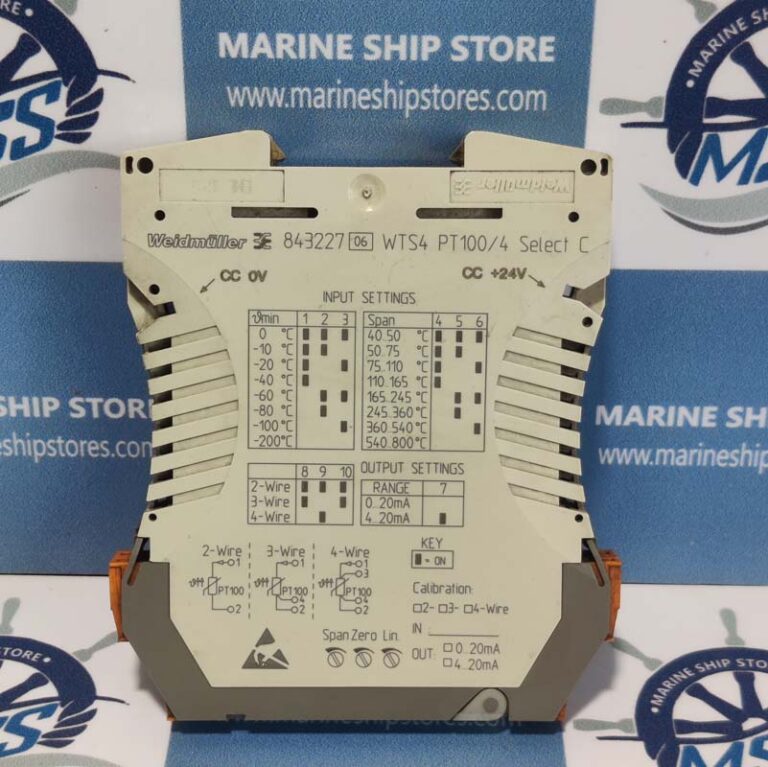 WEIDMULLER 843227-06 WTS4 PT100-4 SELECT-C TEMPERATURE CONVERTER ...