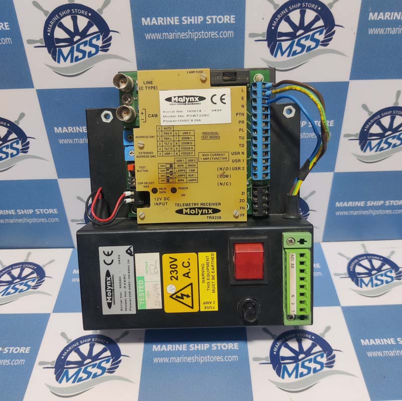 MOLYNX TRX228 RXE8C PCBT228C TELEMETRY RECEIVER - Marine Ship Store