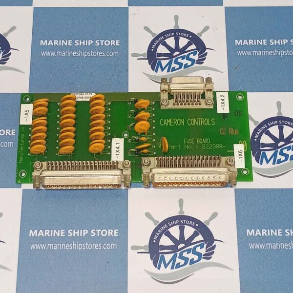 CAMERON CONTROLS FUSE BOARD PN-222388 PCB CARD - Marine Ship Store