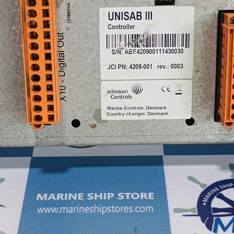 JOHNSON CONTROLS UNISAB III-JCI PN-4209-001 REV.0003 CONTROLLER ...