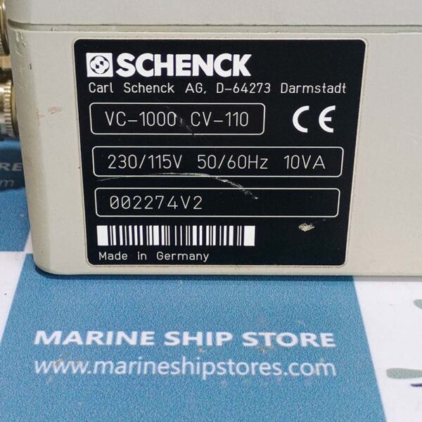 SCHENCK VIBROCONTROL VC-1000 CV-110 VIBRATION MONITORING UNIT - Marine ...