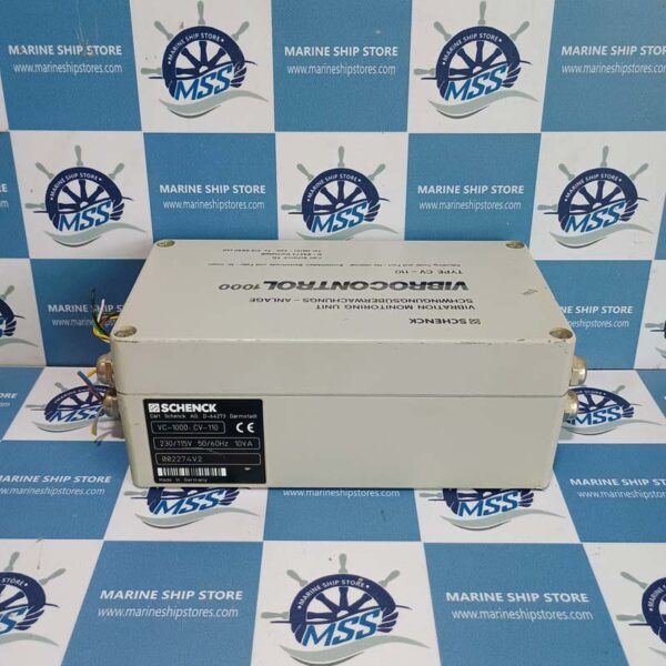 SCHENCK VIBROCONTROL VC-1000 CV-110 VIBRATION MONITORING UNIT - Marine ...