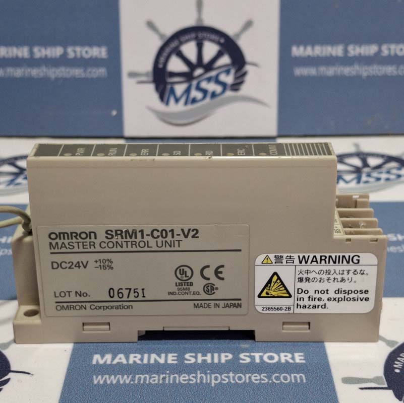 OMRON SRM1-C01-V2 MASTER CONTROL UNIT - Marine Ship Store