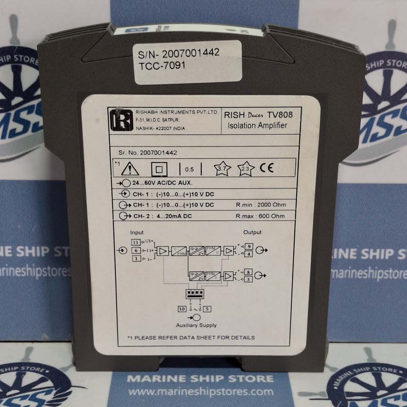 RISHABH RISHDUCER TV-808 ISOLATION AMPLIFIER - Marine Ship Store