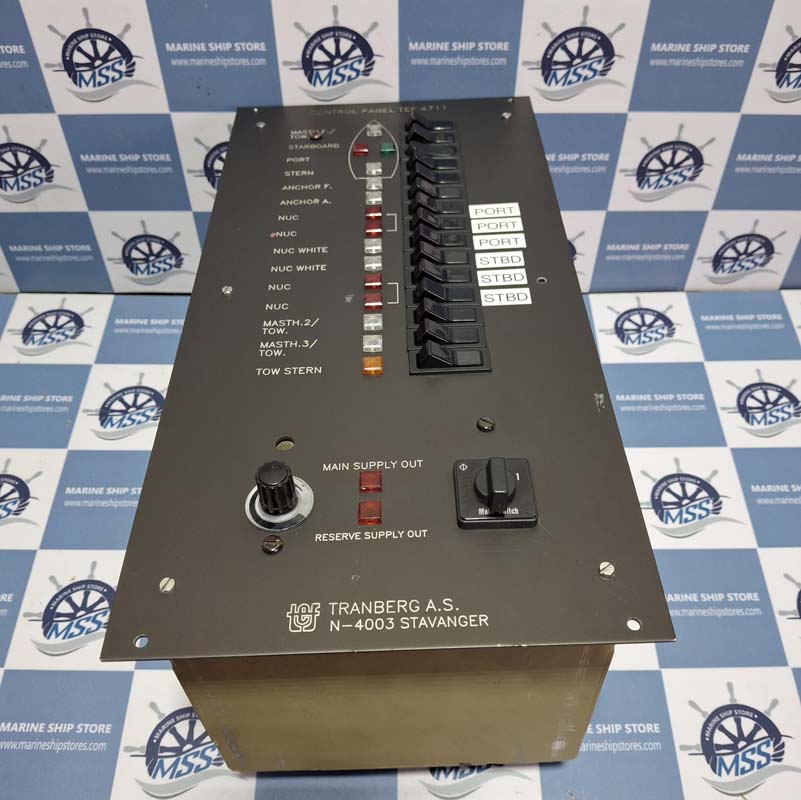 TRANSBERG TEF-4711 NAVIGATION LIGHT CONTROL PANEL - Marine Ship Store