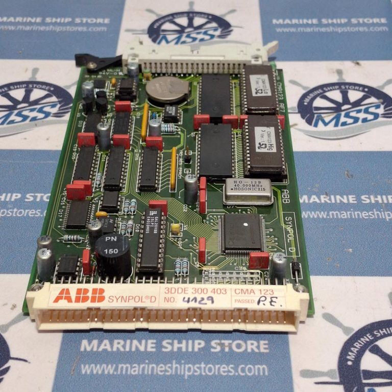 ABB SYNPOL D 3DDE-300-403 CMA-123 AE-7 PCB CARD - Marine Ship Store