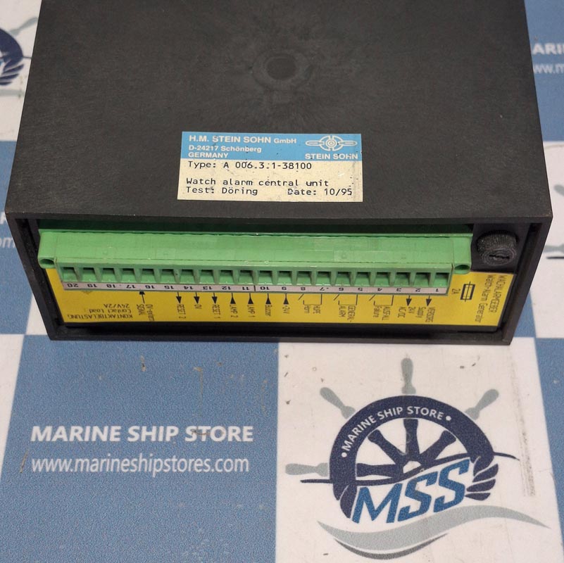 STEIN SOHN A006.3.1-38100 WATCH ALARM CENTRAL UNIT - Marine Ship Store