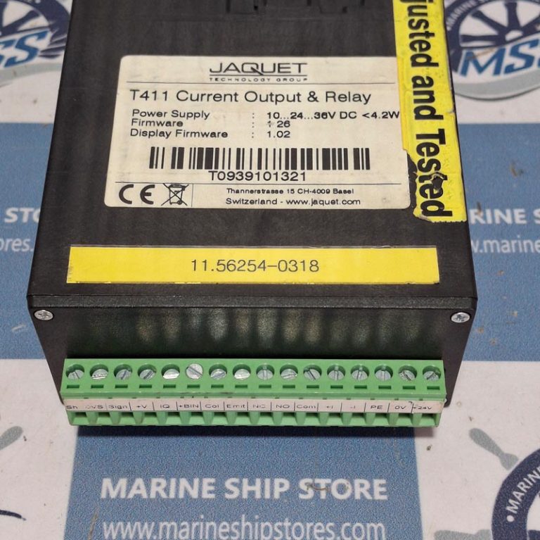 JAQUET T411 1.26 CURRENT OUTPUT & RELAY - Marine Ship Store